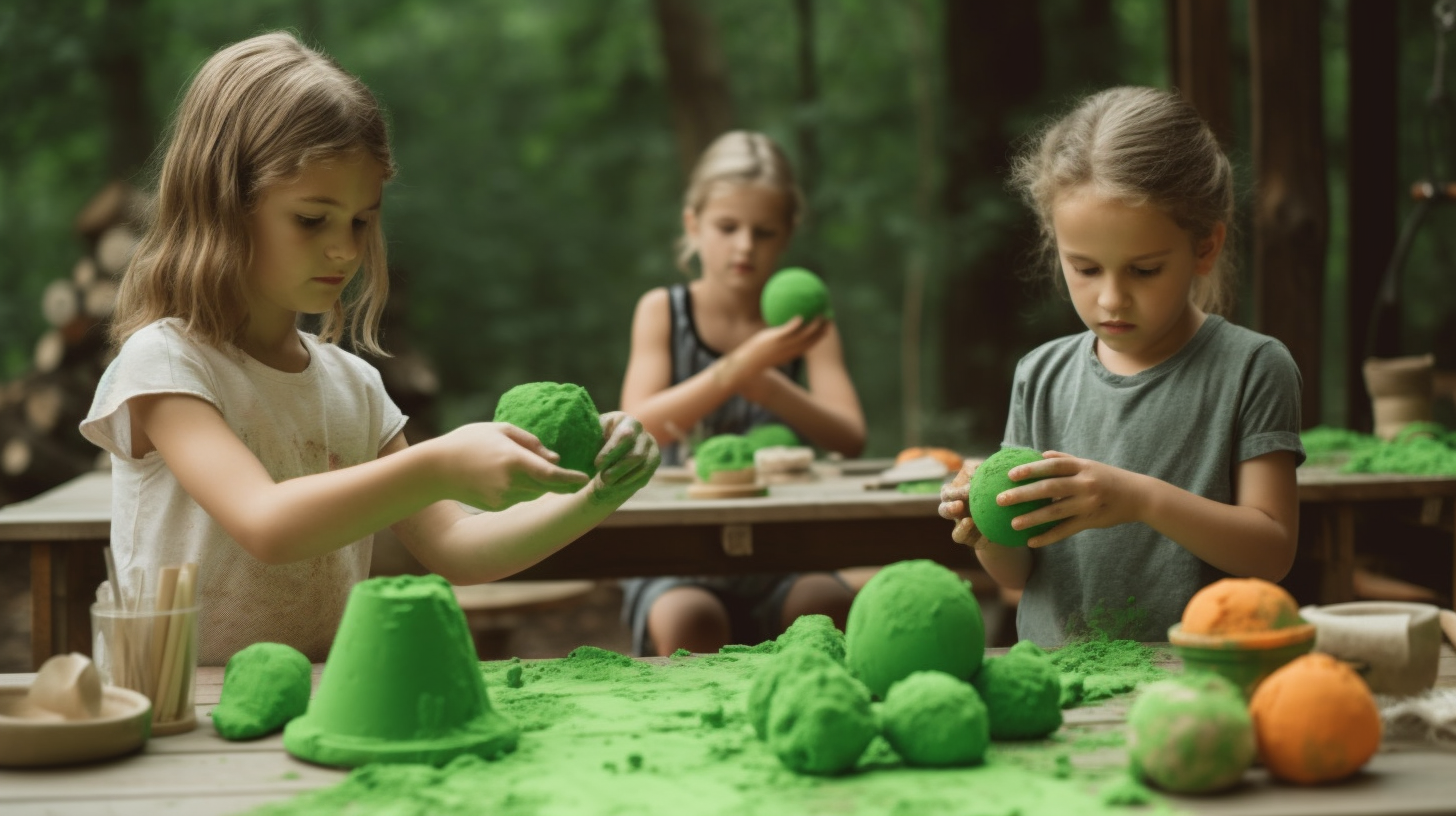 Eco-Friendly Green Magic Sand for Sustainable Play | IBIZA Sand